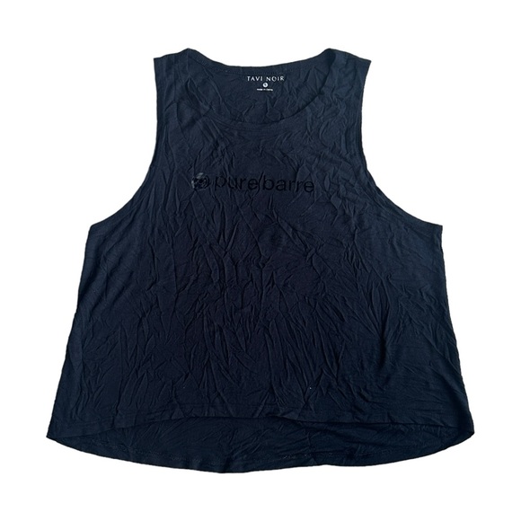 Pure Barre | Tops | Navi Noir X Pure Barre Workout Tank Top Black On ...